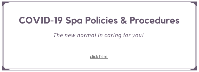 Spa Policies & Etiquette | Touch To Heal Spa